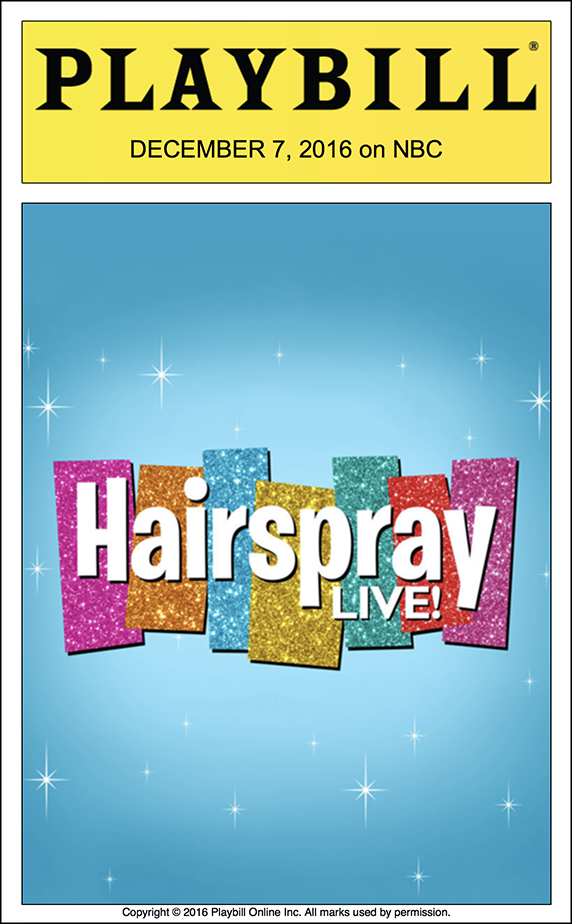 EXCLUSIVE: The Official Hairspray Live! Playbill | Playbill