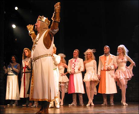PLAYBILL ON OPENING NIGHT—Monty Python's Spamalot: Knights' Night Out ...