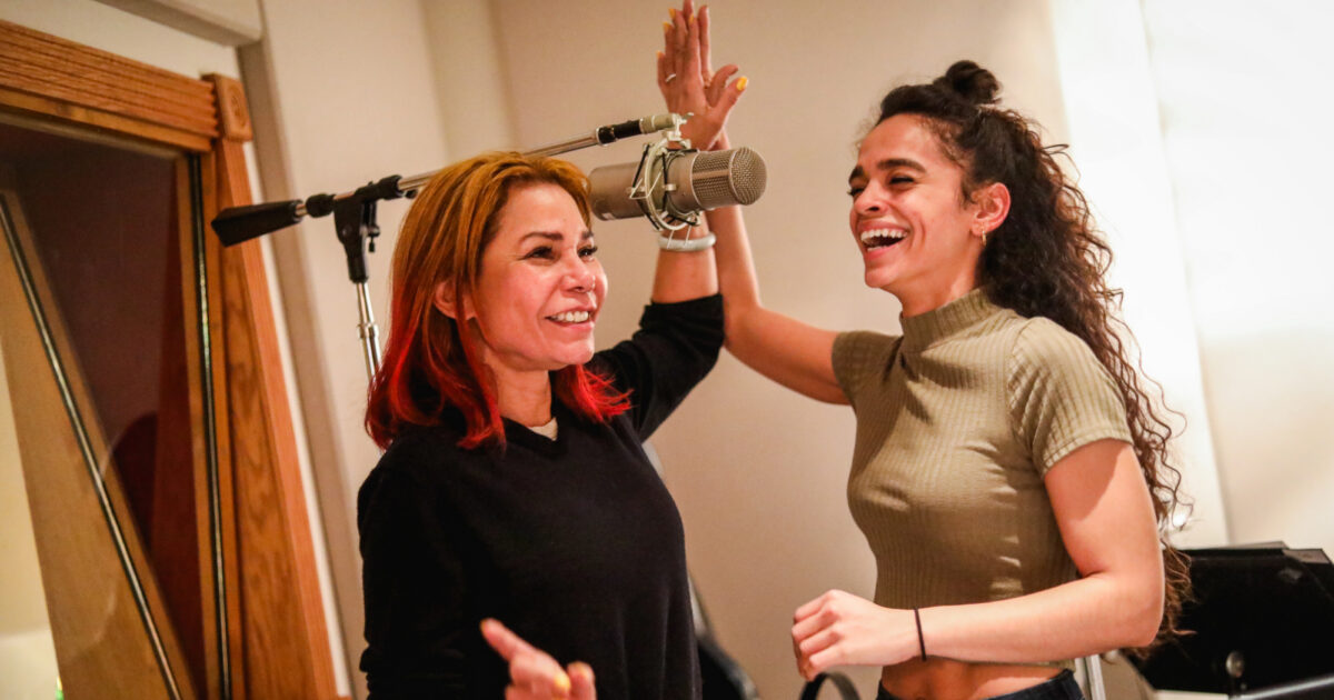 Go Inside the Recording Studio with Daphne Rubin-Vega and the Cast of ...