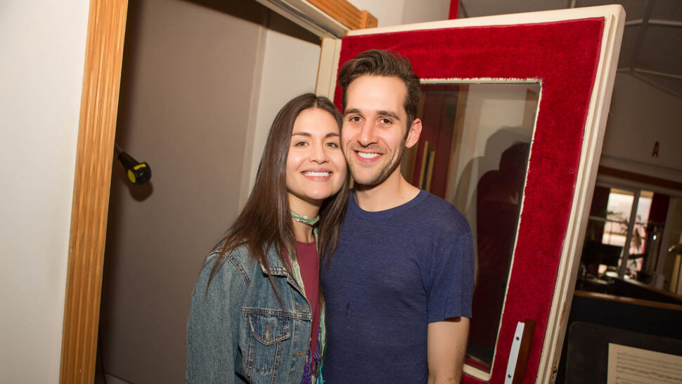 Go Into the Recording Studio With Amélie Stars Phillipa Soo and Adam Chanler-Berat | Playbill