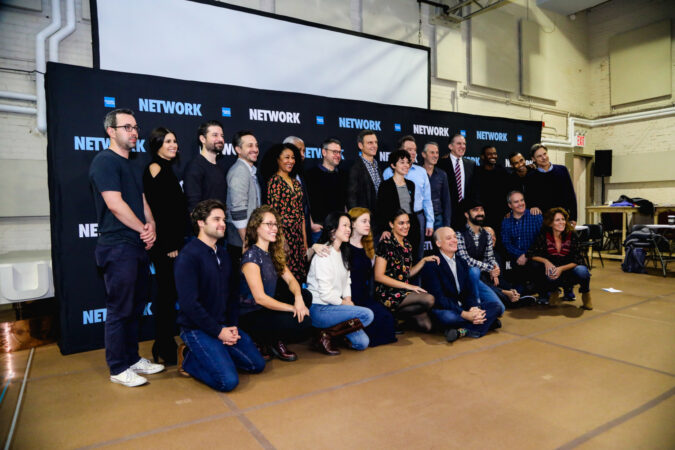 See the Company of Network on Broadway Meet the Press | Playbill