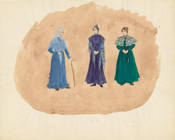 Check Out Patricia Zipprodt's Costume Sketches for Fiddler on the Roof ...