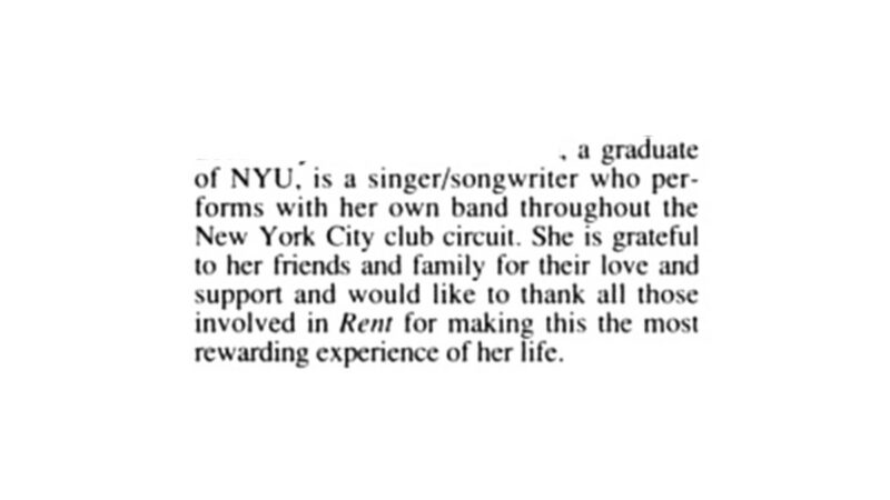 Can You Name These 19 Broadway Stars From Their Early Playbill Bios ...
