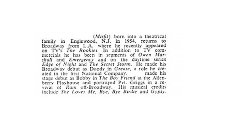 Can You Name These 19 Broadway Stars From Their Early Playbill Bios ...