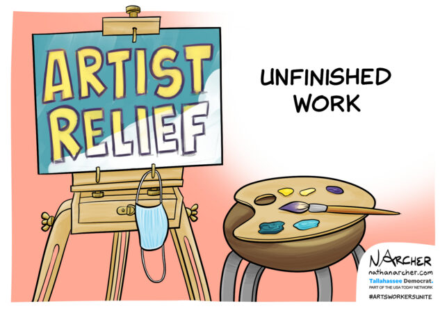 Check Out These Political Cartoons in Support of Be An #ArtsHero | Playbill