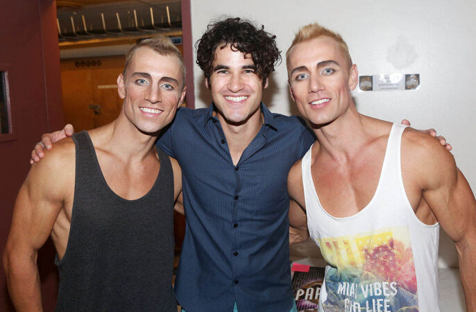 Photos! Darren Criss Takes In Cirque du Soleil’s Paramour | Playbill