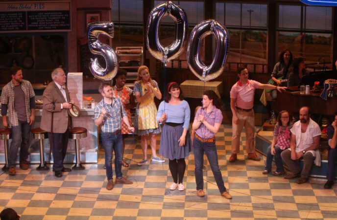 Watch as the Cast of Waitress Celebrates Original Company Members at ...