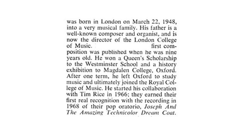 Can You Name These 19 Broadway Stars From Their Early Playbill Bios ...