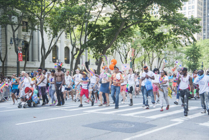 Photos! See the Cast of Fun Home March in the 2016 Pride March | Playbill