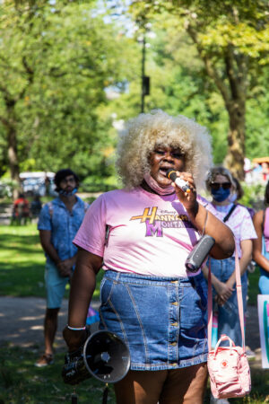 Go Inside the Trans March on Broadway, Organized by Sis | Playbill
