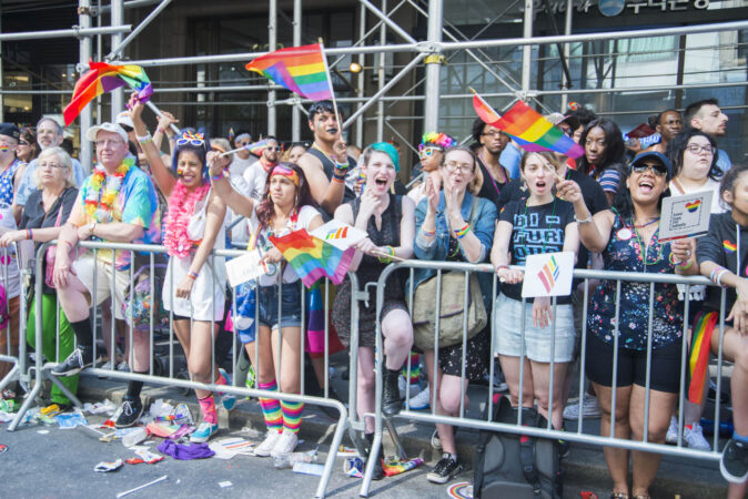 Photos! See the Cast of Fun Home March in the 2016 Pride March | Playbill