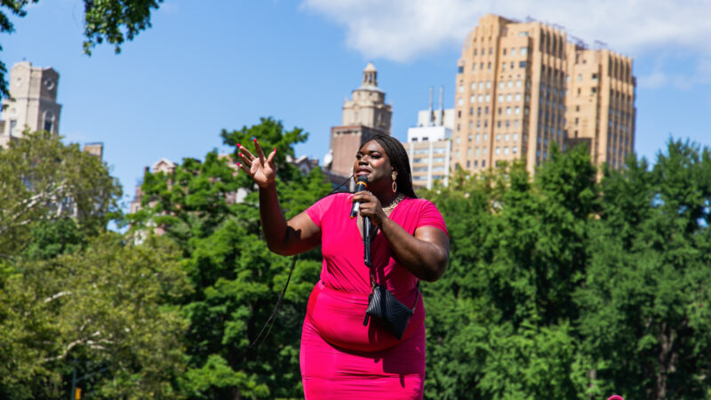 Go Inside the Trans March on Broadway, Organized by Sis | Playbill