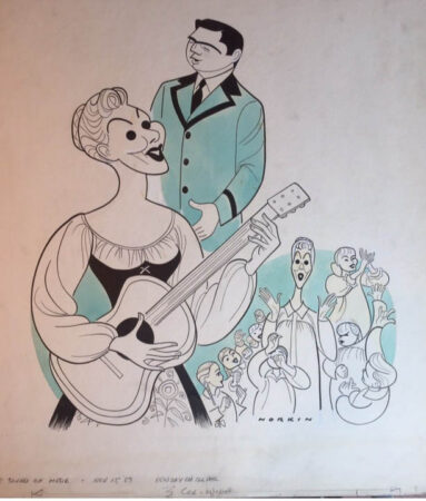 12 Broadway Drawings by Sam Norkin Capture Ethel Merman, Carol Channing ...