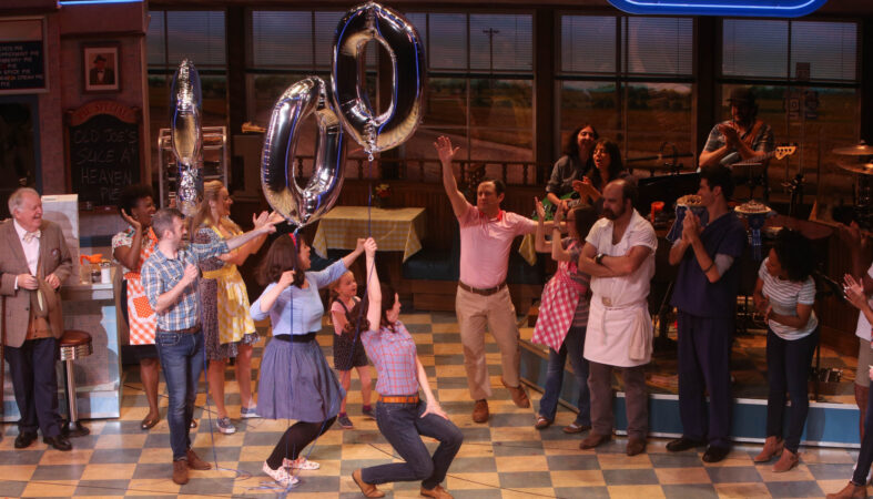 Watch as the Cast of Waitress Celebrates Original Company Members at ...