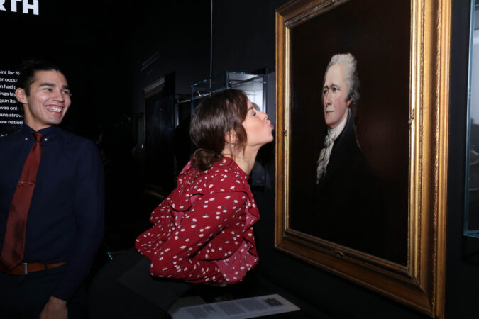 See Hamilton Cast Members Visit Restored Alexander Hamilton Statue at ...