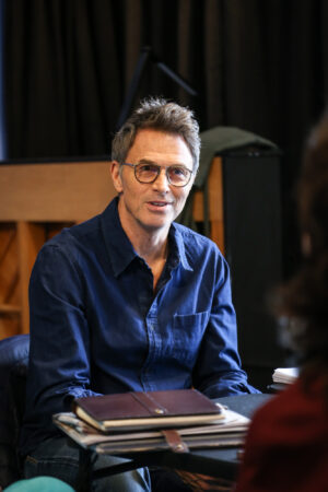 Go Inside the Rehearsal Room of Downstairs Starring Tyne Daly and Tim ...