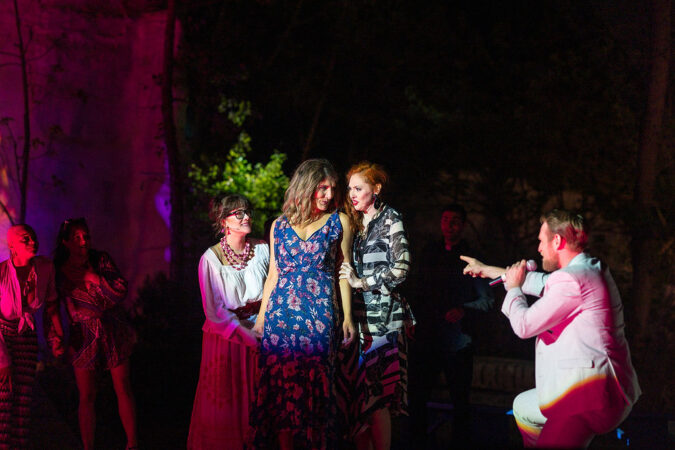 Behind the Scenes of Brian Clowdus' Immersive, Site-Specific Mamma Mia ...