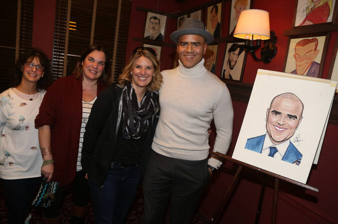 Photos: Christopher Jackson Joins the Famed Walls of Sardi’s | Playbill
