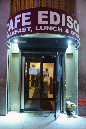 Inside Café Edison's Final Day; Broadway Bids Farewell Over Matzo and ...