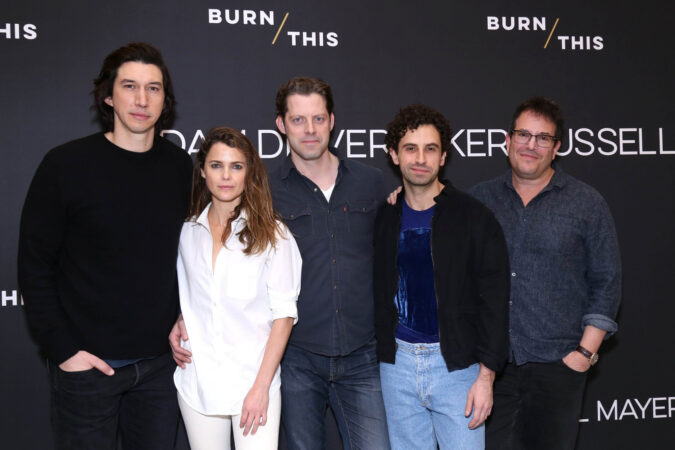 Burn This, Starring Keri Russell and Adam Driver, Begins on Broadway ...