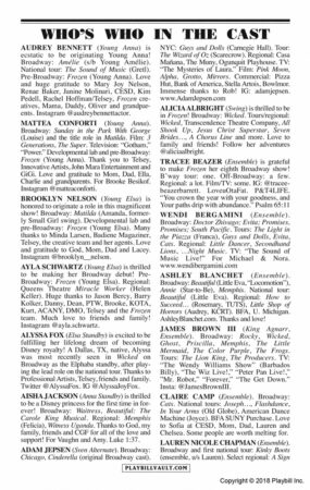 Flip Through the Opening Night Playbill for Frozen on Broadway | Playbill