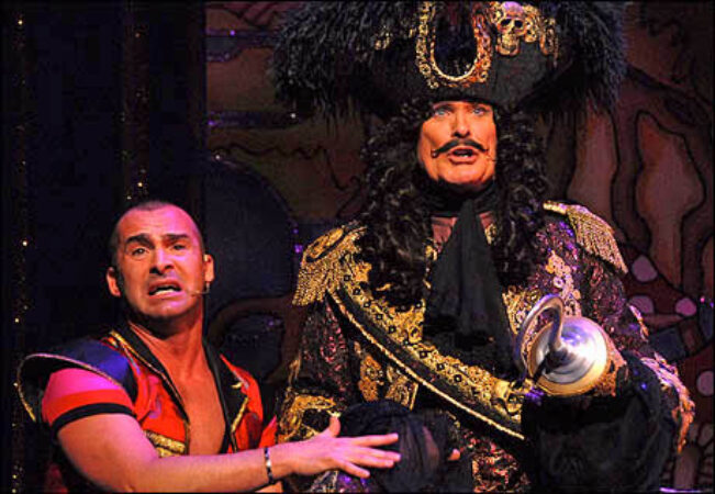 PHOTO CALL: David Hasselhoff is Captain Hook in London Pantomime Peter ...