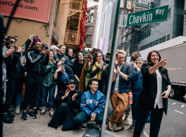 Photos: 48th St. Is Renamed [Rachel] 'Chavkin Way' | Playbill