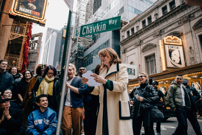 Photos: 48th St. Is Renamed [Rachel] 'Chavkin Way' | Playbill