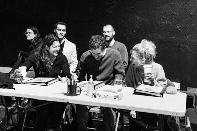 Photos: Go Inside Rehearsals for Ethan Slater-Led Marcel on the Train ...