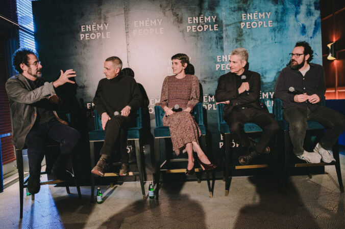 See The Cast of Broadway's An Enemy of the People Meet The Press | Playbill
