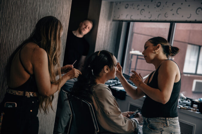 Her Time: Lempicka's Eden Espinosa Gets Ready for the Red Carpet in ...