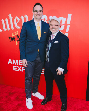 On the Red Carpet: Andrew Rannells and Josh Gad Create a Vintage ...