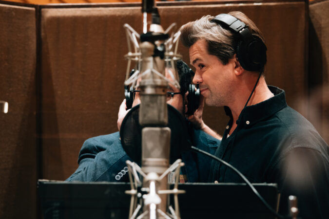 See Photos of Josh Gad and Andrew Rannells in the Recording Studio for ...