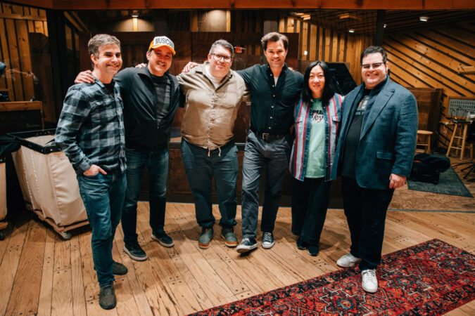 See Photos of Josh Gad and Andrew Rannells in the Recording Studio for ...