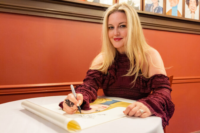 See the Unveiling of Jennifer Simard's Portrait at Sardi's | Playbill