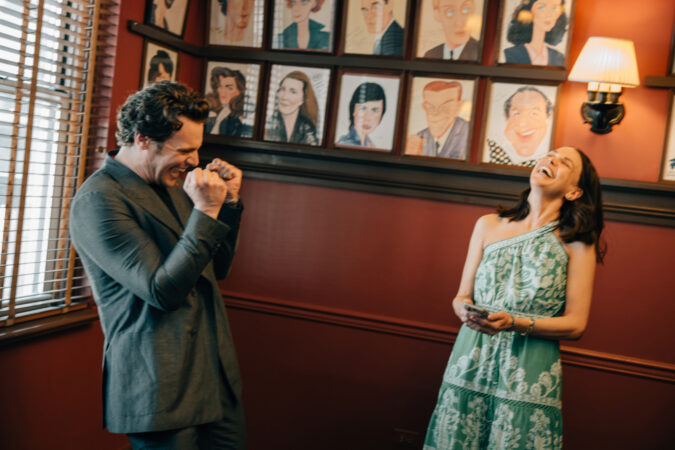Photos: Jonathan Groff Joins the Walls of Sardi's | Playbill