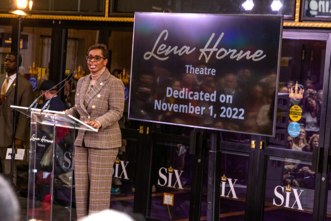Watch Highlights From Unveiling Ceremony Of Broadways Lena Horne Theatre Playbill