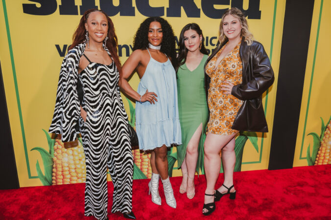 On the Red Carpet: The Cast of Shucked Share Why Comedy and Country ...