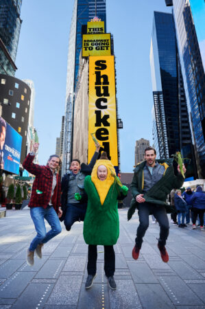 See Tony Winner Jack O'Brien and the Cast of Shucked Get 'Corny' in ...