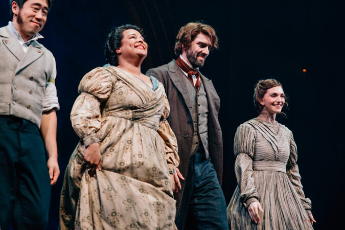 Photos: See Aaron Tveit and Sutton Foster Take Their 1st Bows in ...