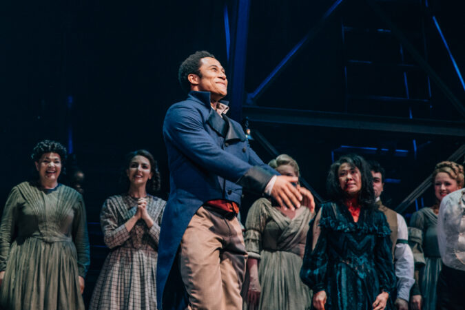 Photos: See Aaron Tveit and Sutton Foster Take Their 1st Bows in ...