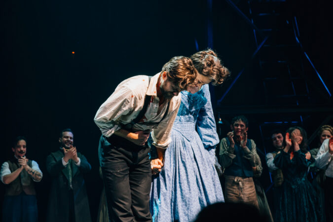 Photos: See Aaron Tveit and Sutton Foster Take Their 1st Bows in ...