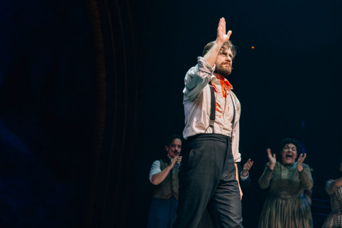 Photos: See Aaron Tveit and Sutton Foster Take Their 1st Bows in ...