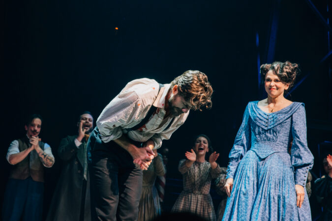 Photos: See Aaron Tveit and Sutton Foster Take Their 1st Bows in ...