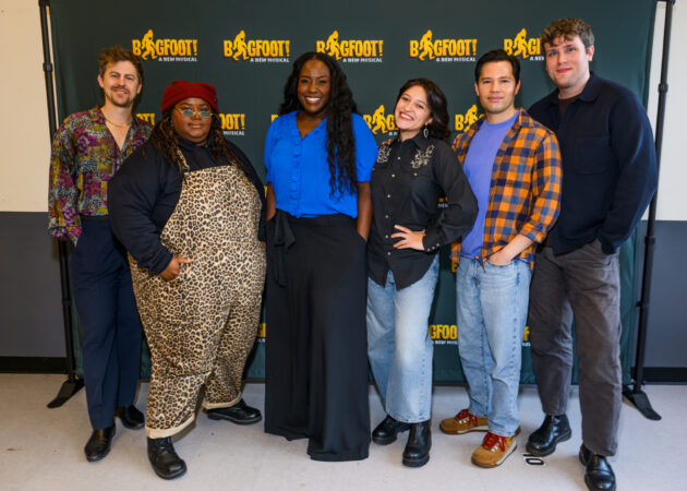 Photos: Cast of Off-Broadway's Bigfoot! Musical Meets the Press | Playbill