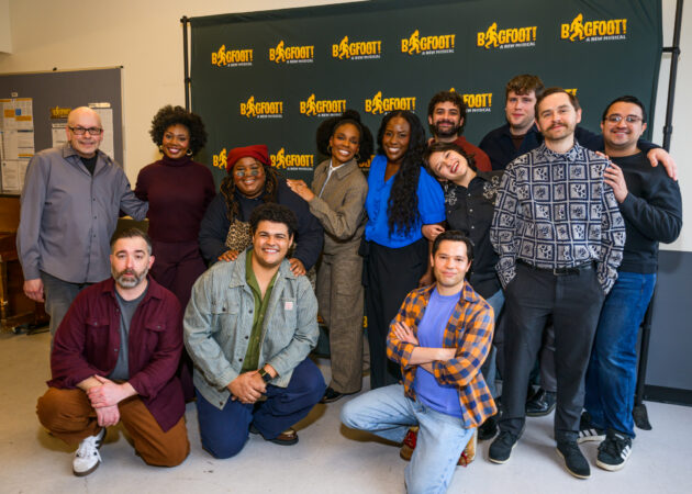 Photos: Cast of Off-Broadway's Bigfoot! Musical Meets the Press | Playbill