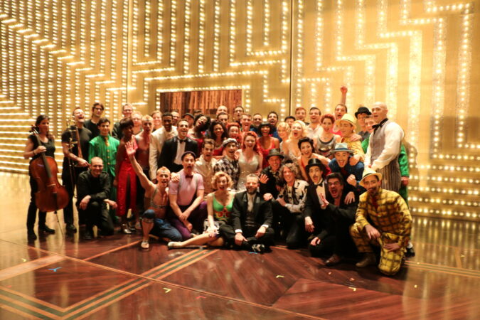 Guy Laliberté Visits the Cast of Paramour | Playbill