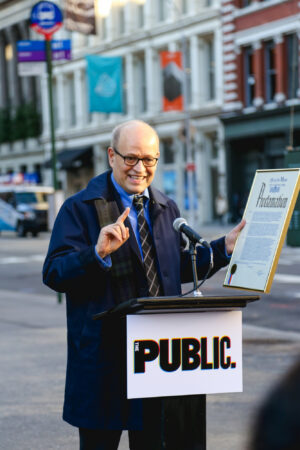 A Look at The Public Theater’s Joseph Papp Way Naming Ceremony | Playbill