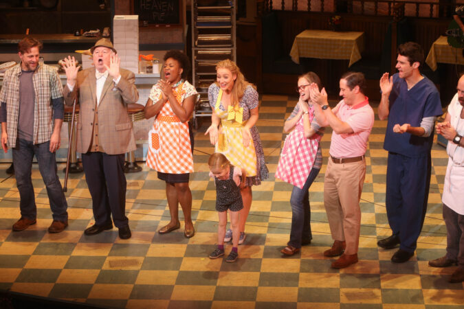 Watch as the Cast of Waitress Celebrates Original Company Members at ...