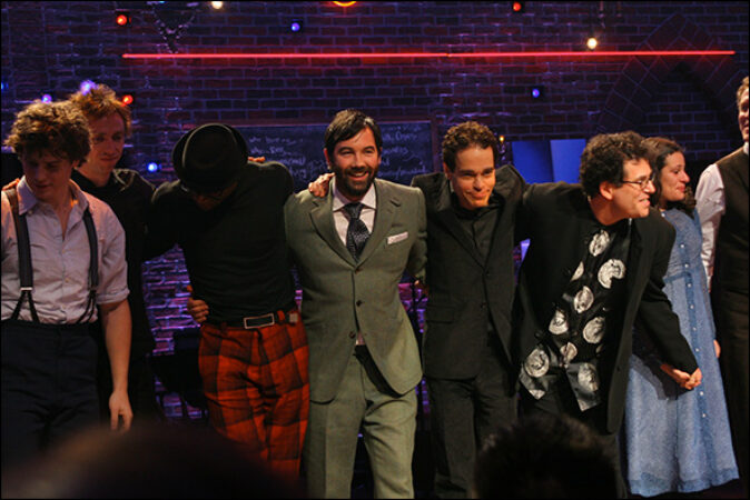 From the Archives: Jonathan Groff, Lea Michele, and John Gallagher Jr ...